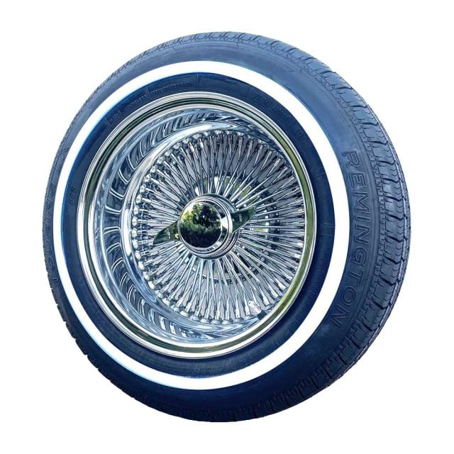 13” Wire Wheels | 72 & 100 Spoke Lowrider Rims - Ninja Tire