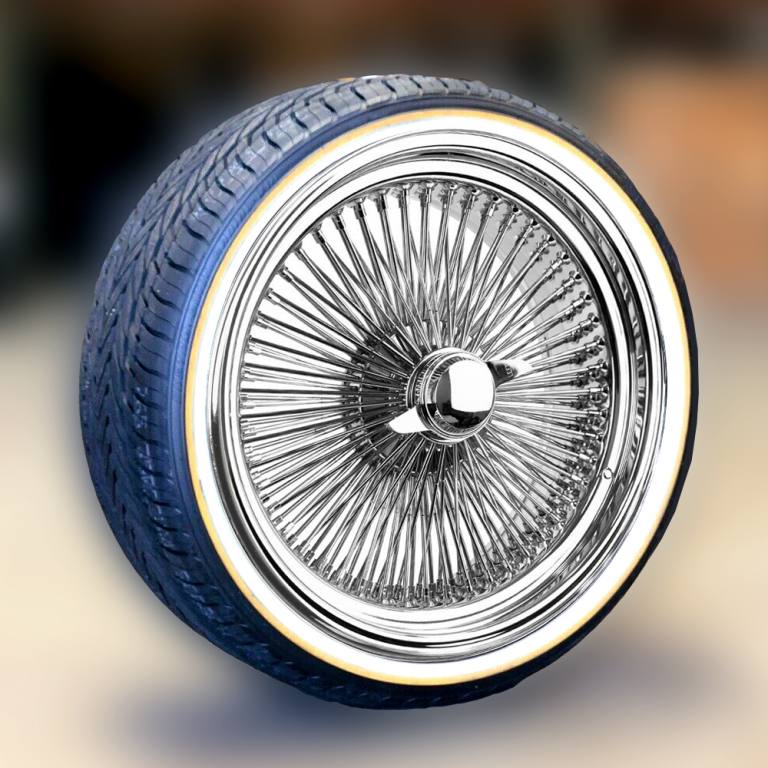 22” Wire Wheels | Chrome, Gold & Spoke Rims - Ninja Tire