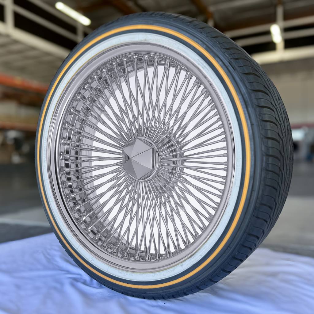 20” Wire Wheels | Chrome, Gold & Custom Spoke Rims - Ninja Tire
