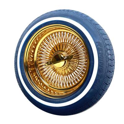 14” Wire Wheels | 72 & 100 Spoke Lowrider Rims - Ninja Tire