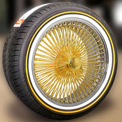 17” Wire Wheels | 100 & 150 Spoke Rims - Ninja Tire