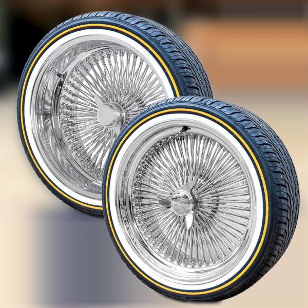 20” Wire Wheels | Chrome, Gold & Custom Spoke Rims - Ninja Tire