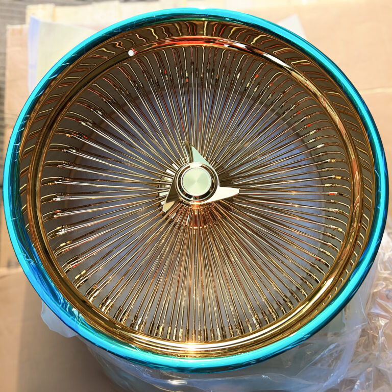 26” Gold Dayton-Style Wire Wheels (26×9/26×10) - Ninja Tire