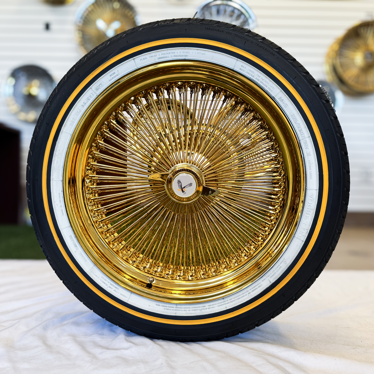 17” Wire Wheels | 100 & 150 Spoke Rims - Ninja Tire